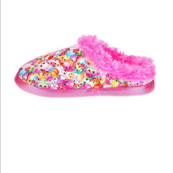 Shopkins | Shoes | Shopkins Girls Furry Slippers House Shoe Size L23 ...